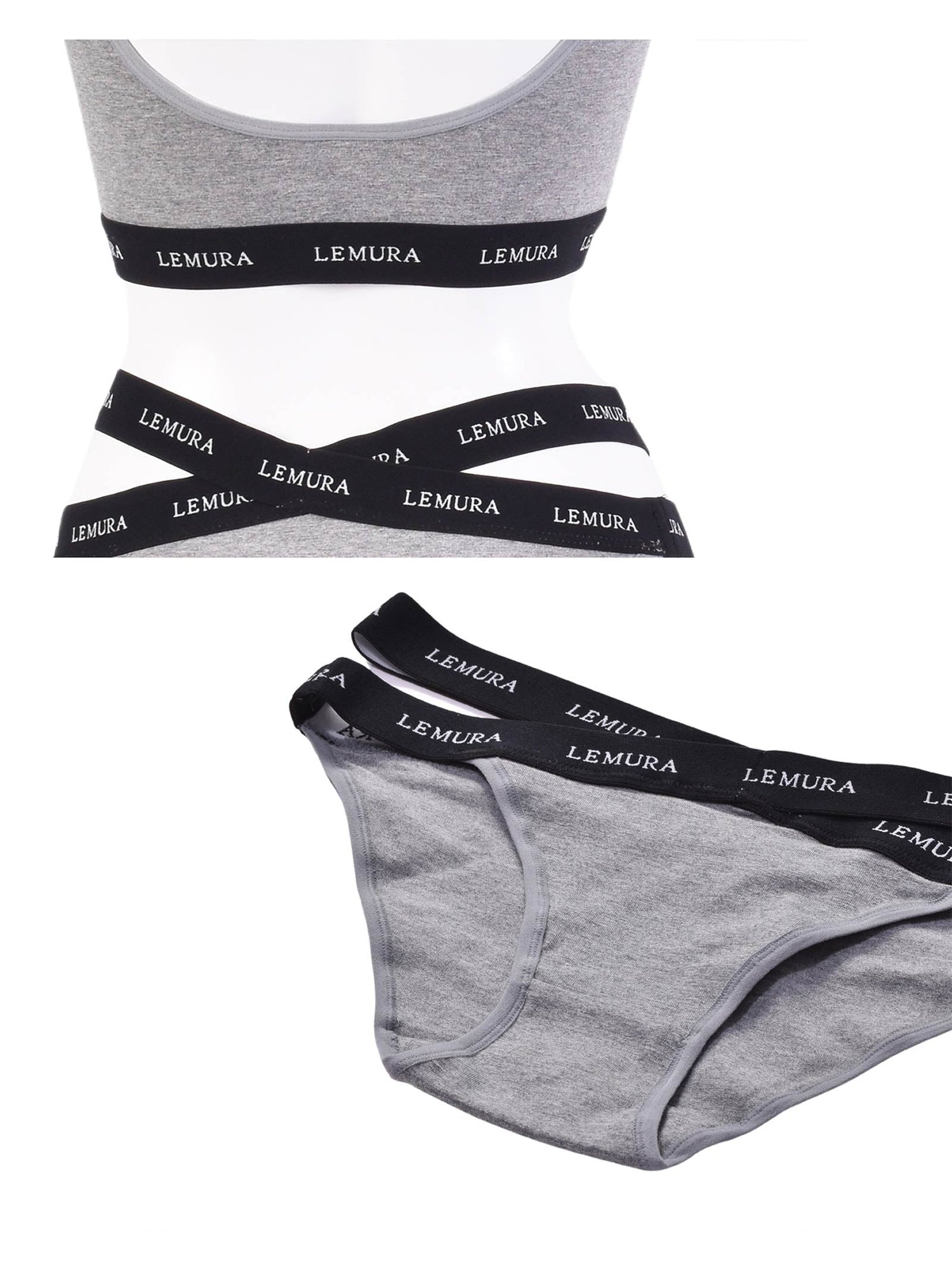 【Rちゃんプロデュース/LEMURA】Original LEMURA Logo Lingerie-フルバックセット-｜下着・ランジェリー通販なら247ランジェリー
