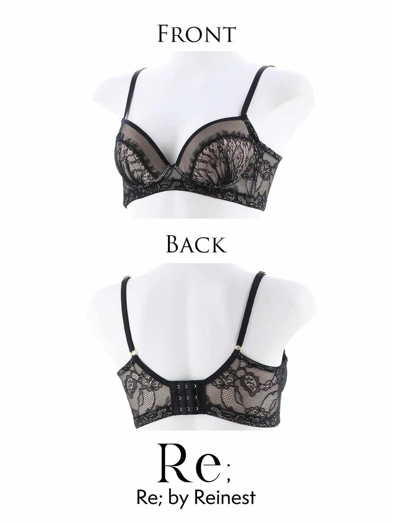 【Re；by Reinest】【A-Fサイズ】ZERO BRA series Sheer Lacy Bra/ シアーレーシィ単品ブラジャー – 247Lingerie