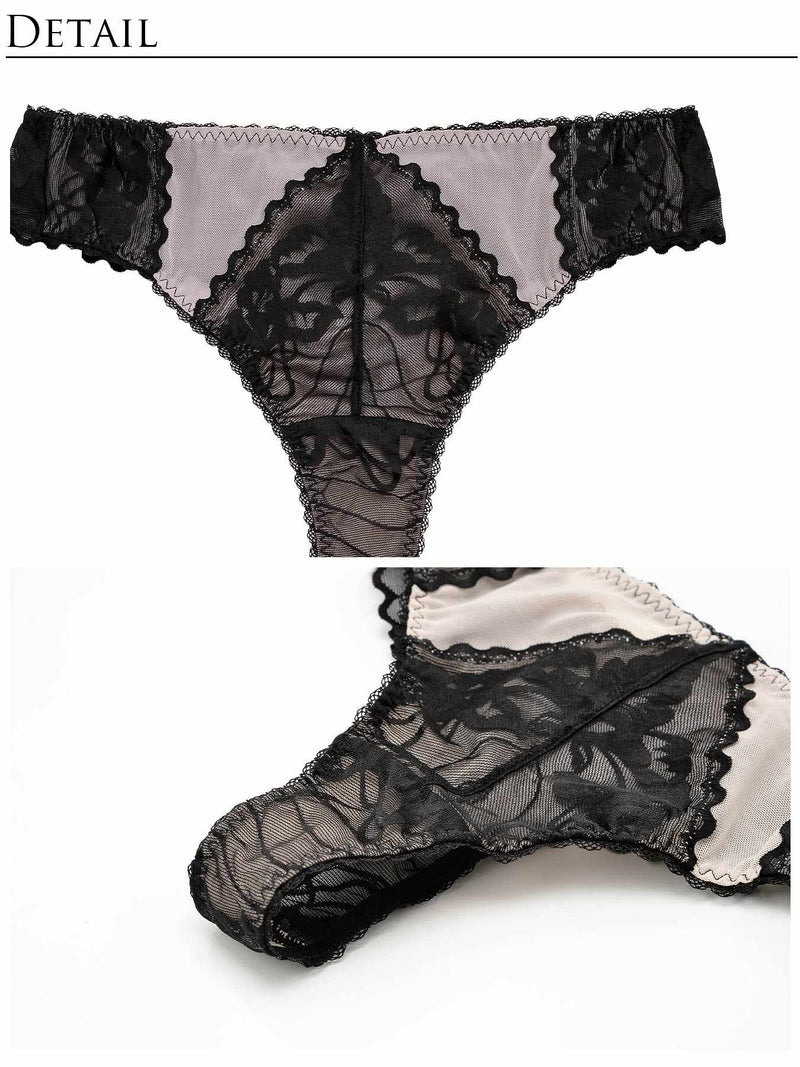 【Re；by Reinest】ZERO BRA series Nudy Lace T-back/ヌーディーレース単品Tバックショーツ ...